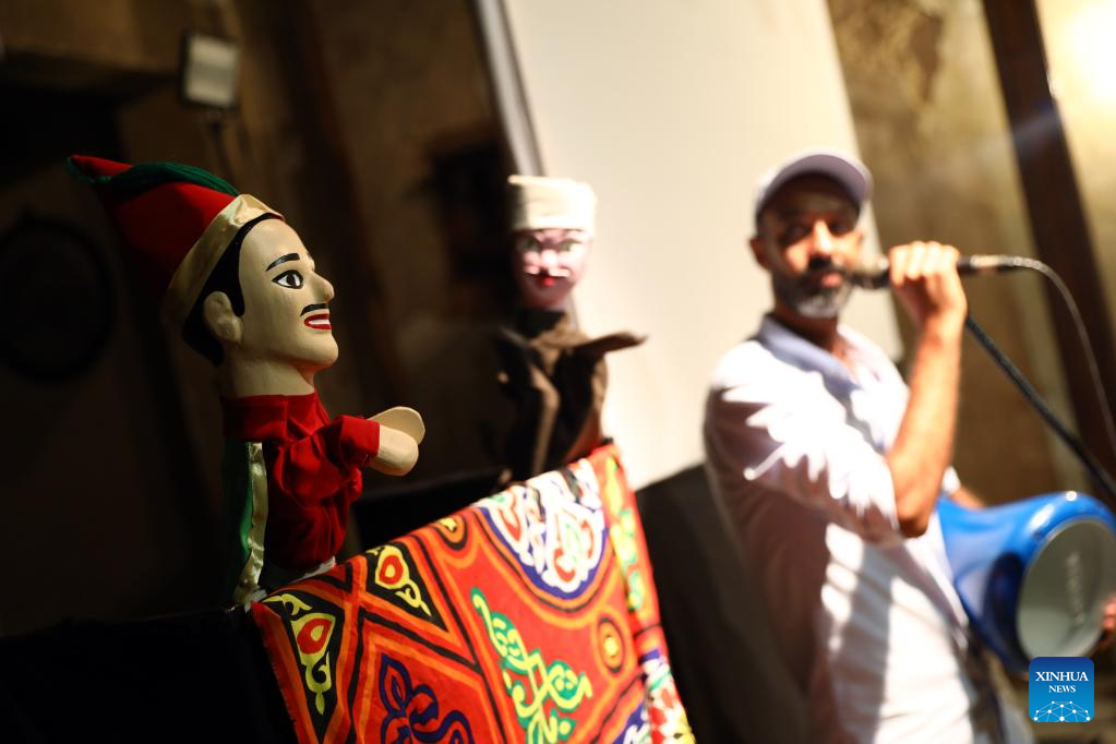 Feature: Art festival aims to save Egypt's traditional Aragoz puppet ...