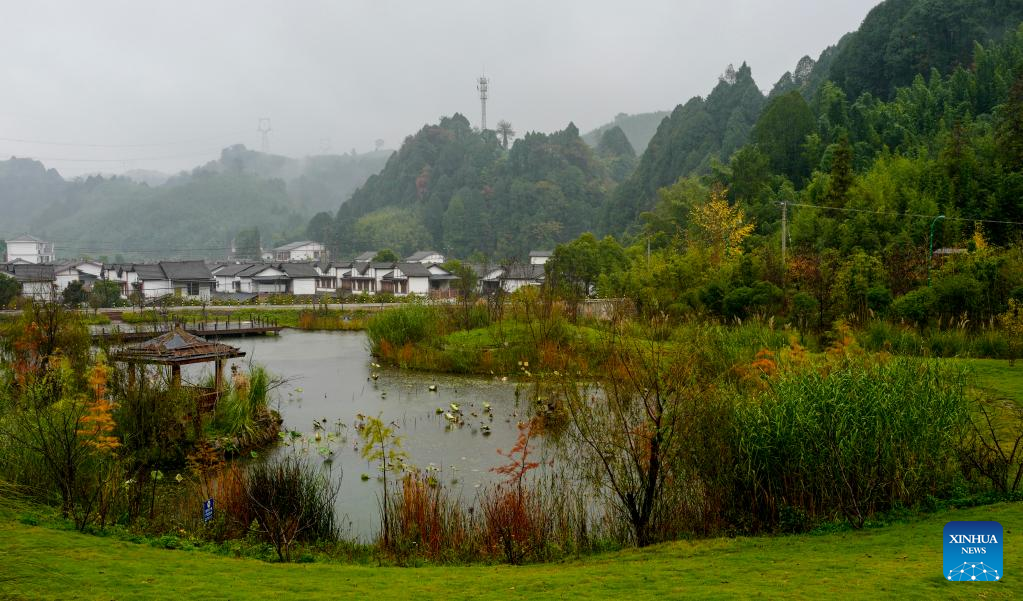 Scenery of Shuanggui Lake national wetland park in SW China's Chongqing ...
