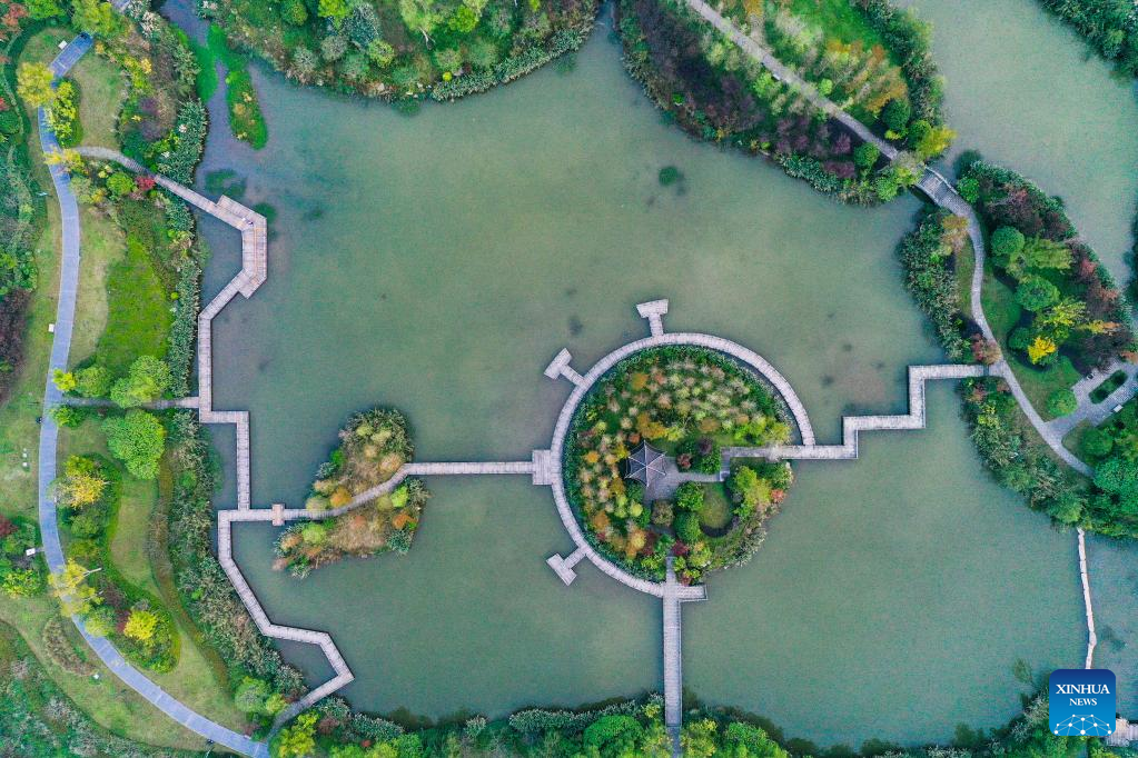 Scenery of Shuanggui Lake national wetland park in SW China's Chongqing ...
