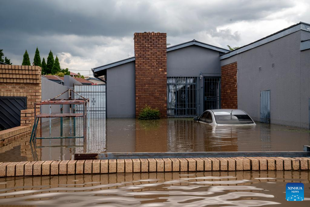 In pics: flooded areas after heavy rain in Johannesburg, South Africa ...