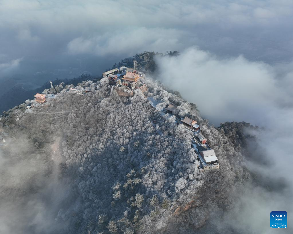 In pics: rime scenery in Qianxi, N China's Hebei-Xinhua