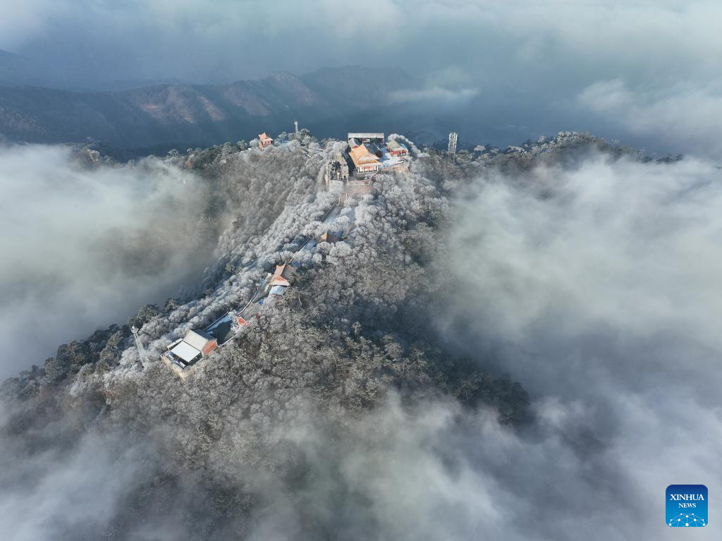 In pics: rime scenery in Qianxi, N China's Hebei-Xinhua