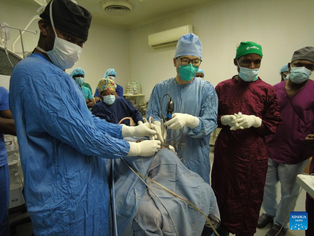 Chinese medical team trains Zambian doctors to remove brain tumors-Xinhua