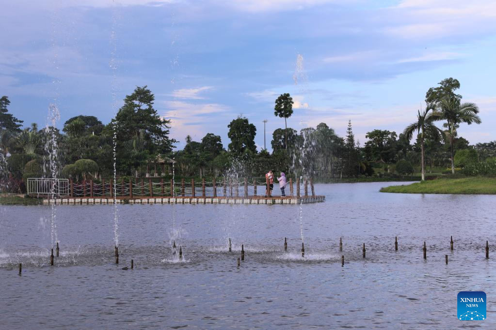 View of Malabo National Park in Equatorial Guinea-Xinhua