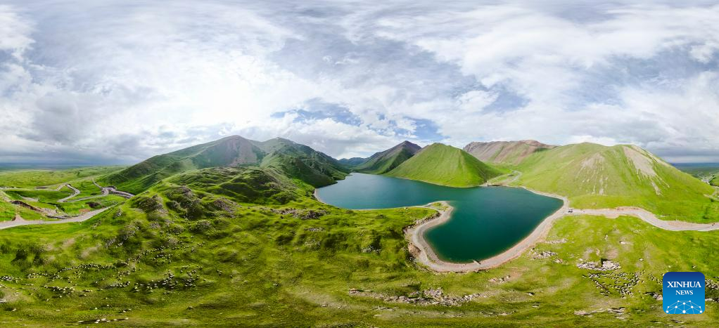 Scenery of Bayan Bulag grassland in Hejing County, NW China-Xinhua
