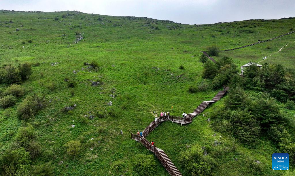 Scenery of Zibai Mountain in NW China's Shaanxi-Xinhua