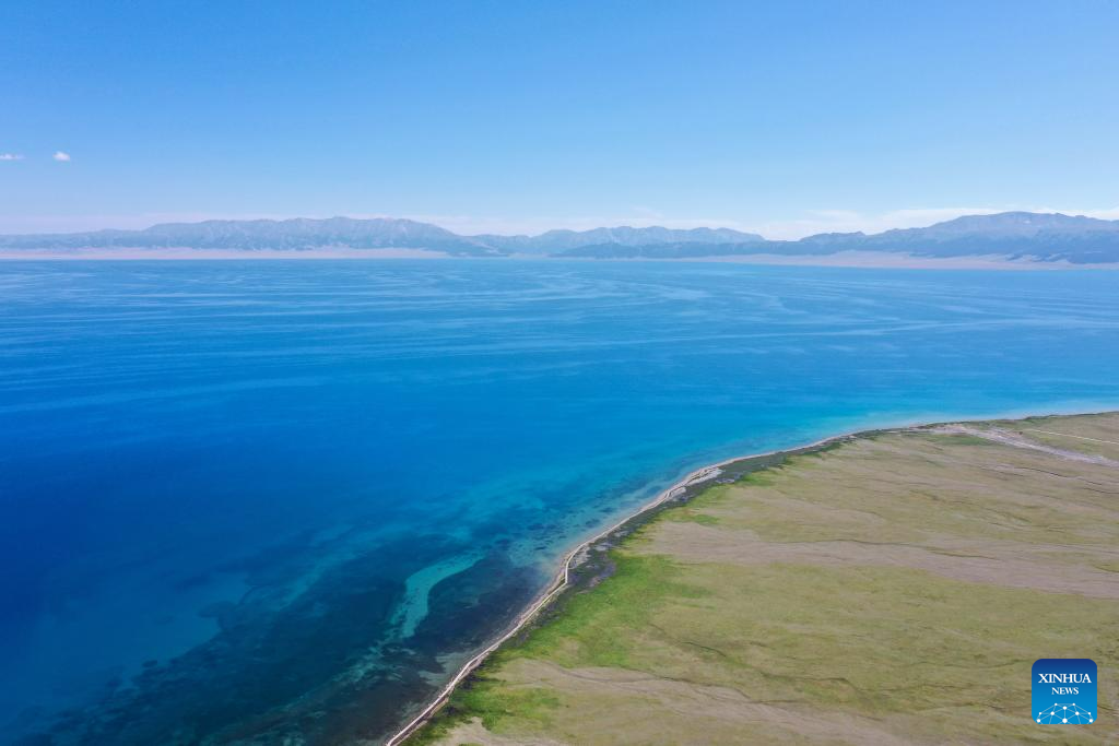 Scenery of Sayram Lake scenic area in Xinjiang -Xinhua
