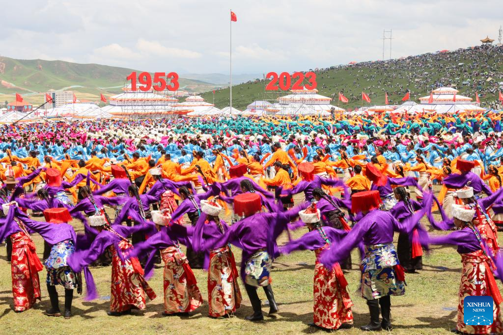 70th anniversary of founding of Gannan Tibetan Autonomous Prefecture ...