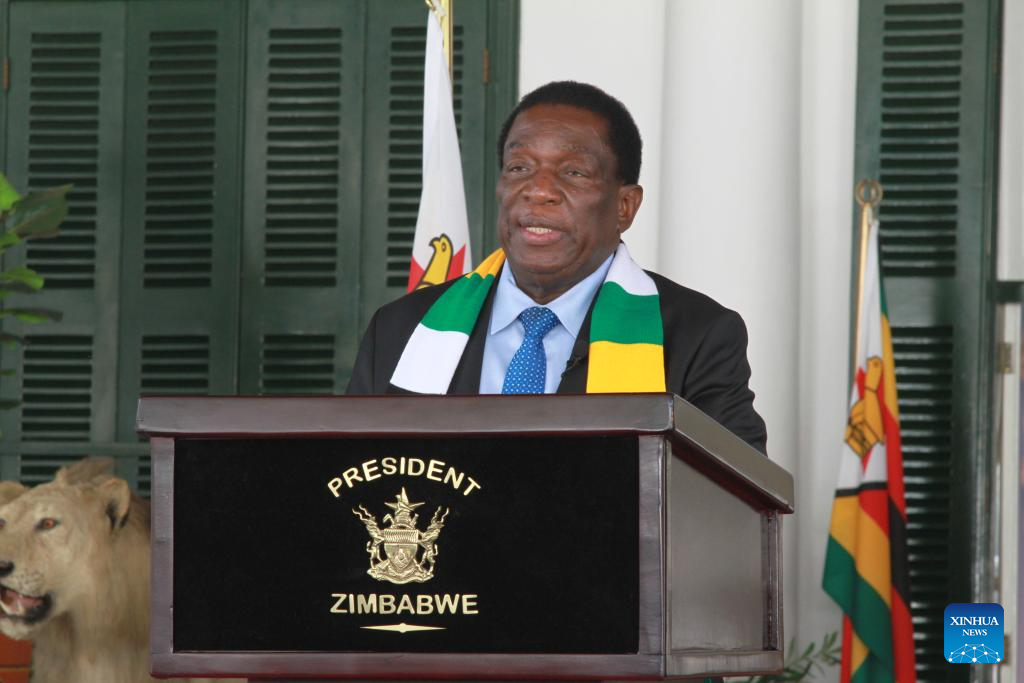 Zimbabwe's President-elect Mnangagwa commends citizens for peaceful ...