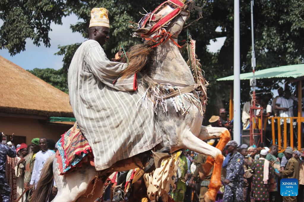 People celebrate Gaani festival in Nikki, Benin-Xinhua