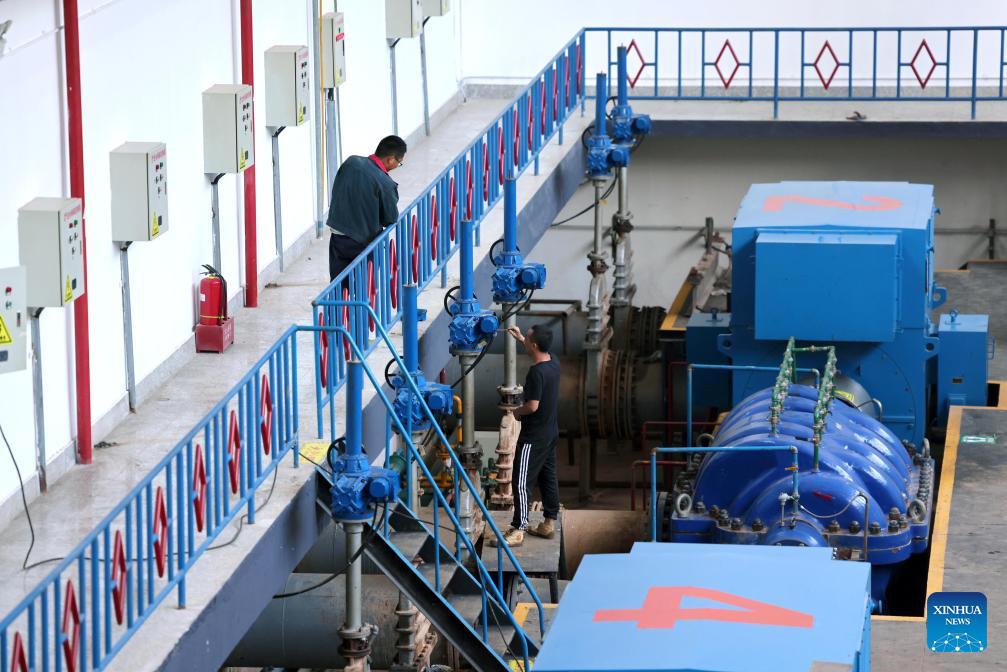 Dayudu water lifting project satisfies locals' need for water in north ...