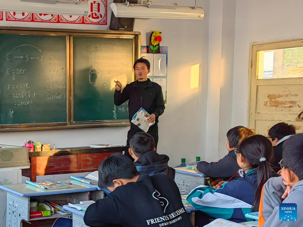 Across China: Math teacher leading rural children to triumphs on ...
