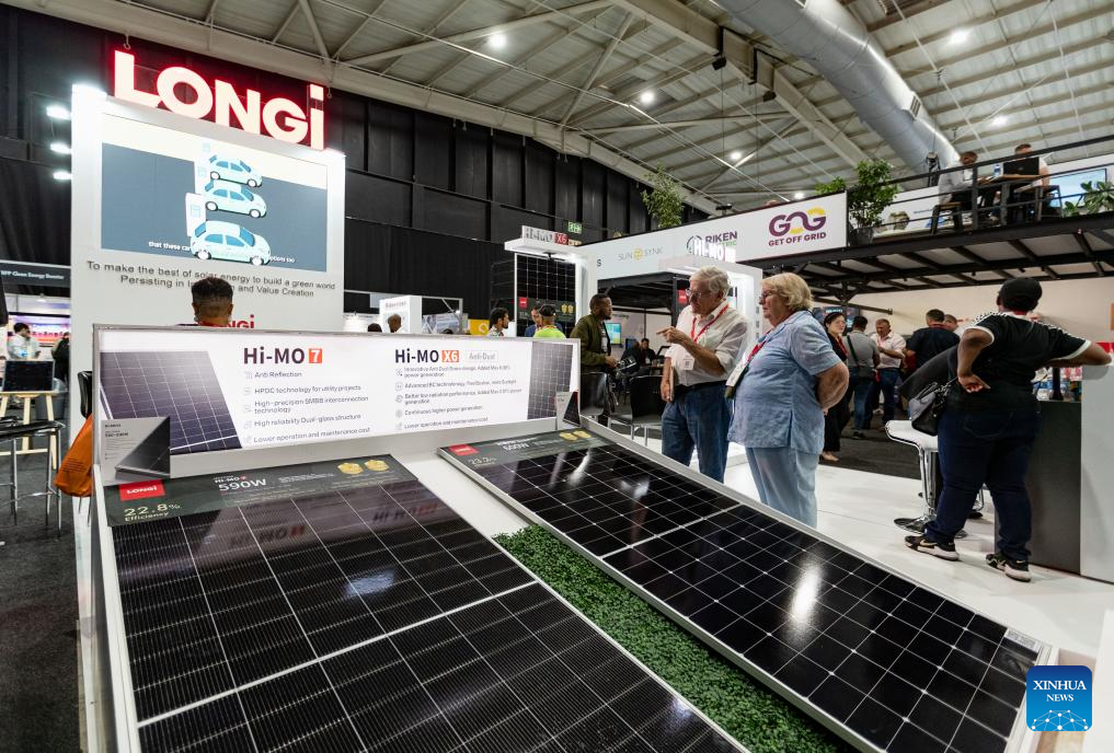 Major African solar energy expo kicks off in South Africa-Xinhua