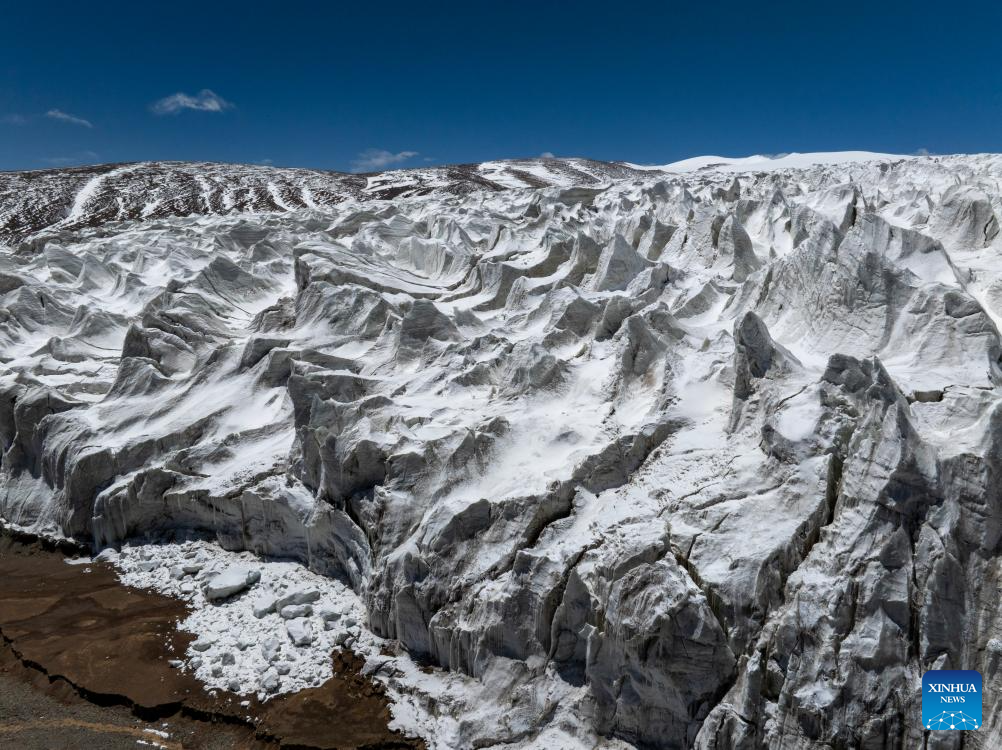 View of Zangser Kangri Glacier in Xizang-Xinhua