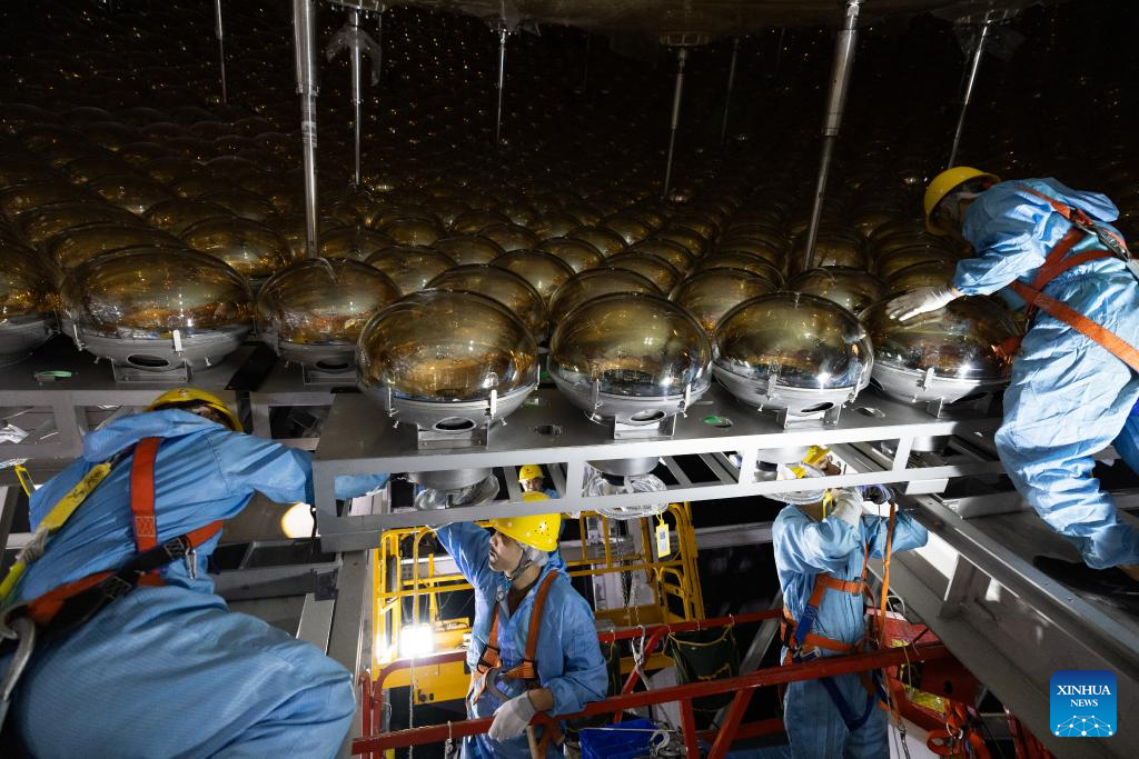 China Focus: China builds huge underground transparent sphere to trap ...