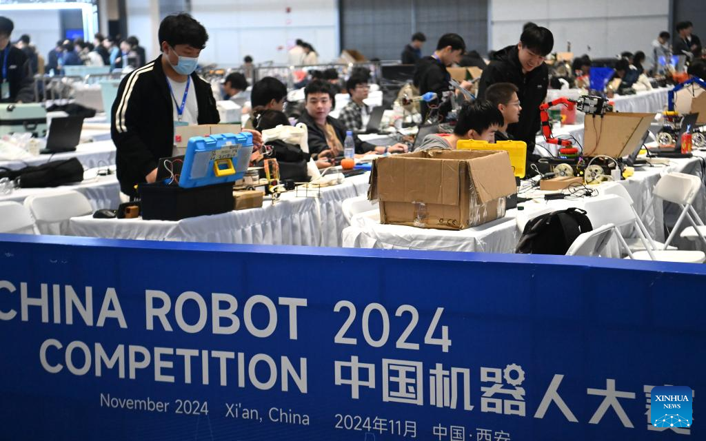 2024 China Robot Competition kicks off in Xi'an, China's Shaanxi-Xinhua