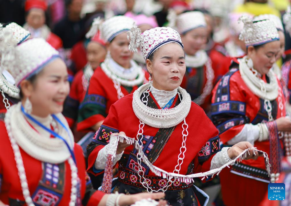 Miao Sisters Festival celebrated in China's Guizhou-Xinhua