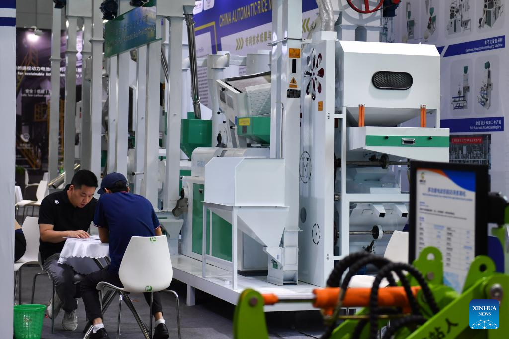 Chinese agricultural machinery displayed during 4th China-Africa ...