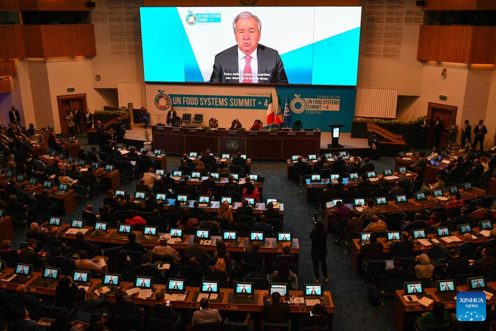 Global leaders urge urgent action on food system challenges-Xinhua