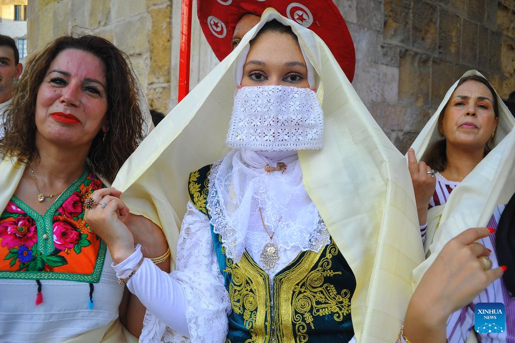 Celebration of annual National Women's Day held in Tunis, Tunisia-Xinhua