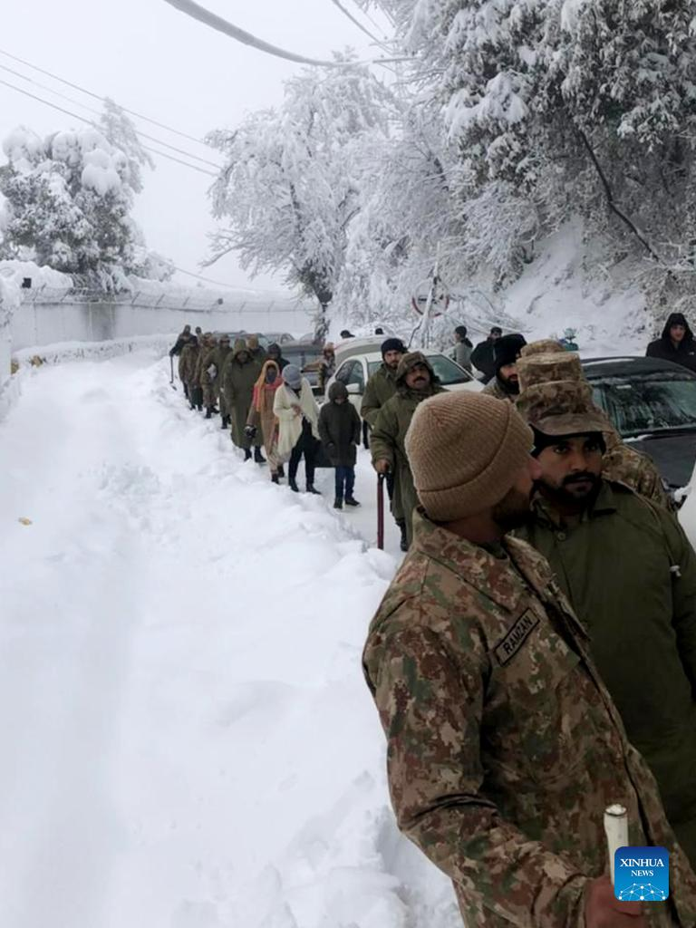 Over 40 killed, many displaced as heavy rains, snowfall hit Pakistan-Xinhua