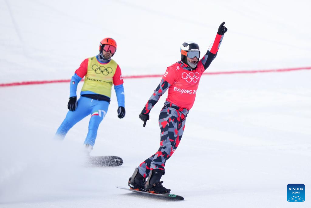 Austria's Alessandro Haemmerle wins men's snowboard cross at Beijing ...