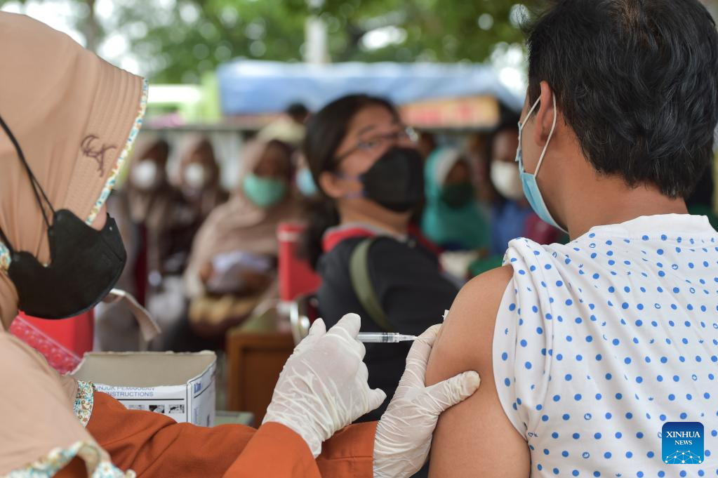 Mass booster campaign carried out in Tangerang city, Indonesia-Xinhua