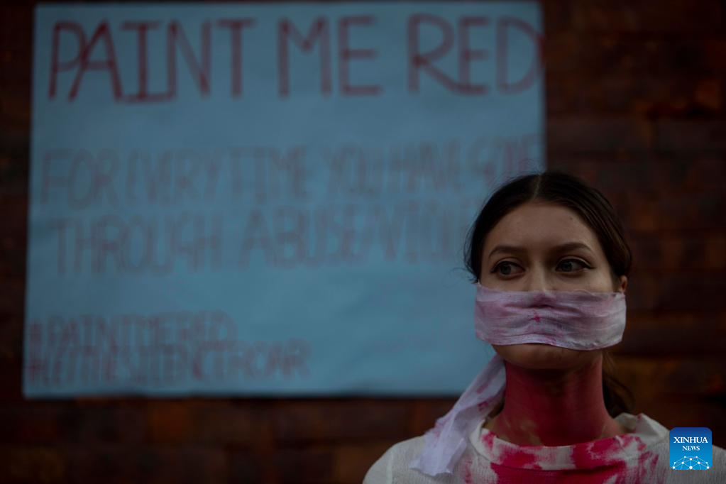 Paint-me-red campaign held against sexual violence in Nepal-Xinhua