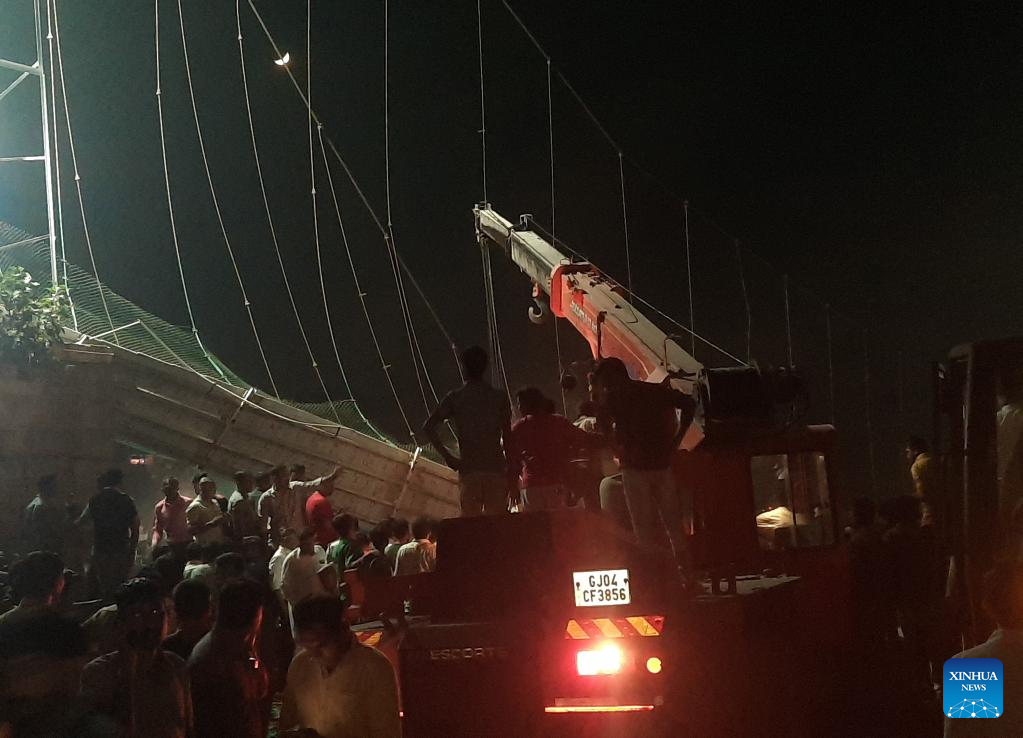 Death toll rises to 60 from bridge collapse in west India-Xinhua