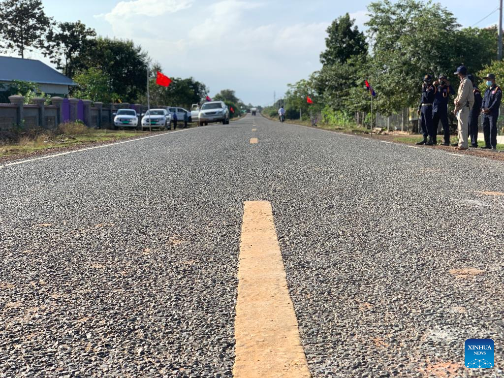 Feature: China-aided rural road project better links farms, town ...