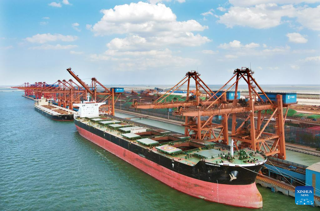 Aerial view of Cangzhou City in N China's Hebei-Xinhua