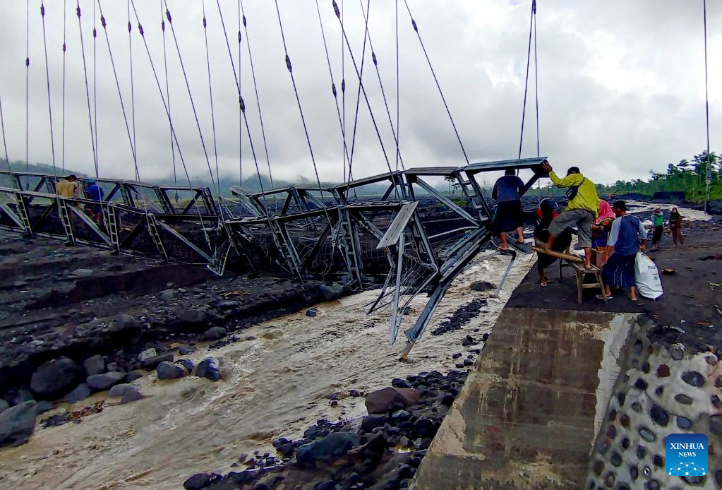 In pics: aftermath of cold lava flood from Mount Semeru in Indonesia-Xinhua