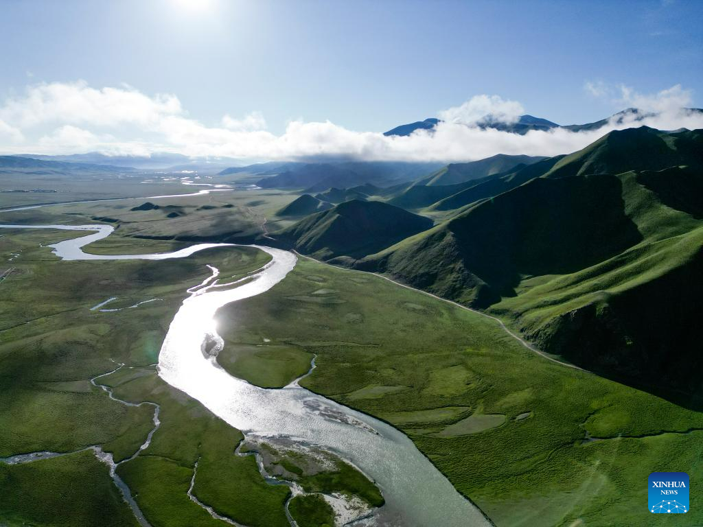 Scenery of Bayan Bulag grassland in Hejing County, NW China-Xinhua