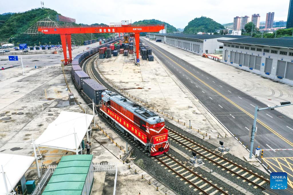First direct China-Central Asia freight train from Guiyang leaves for ...