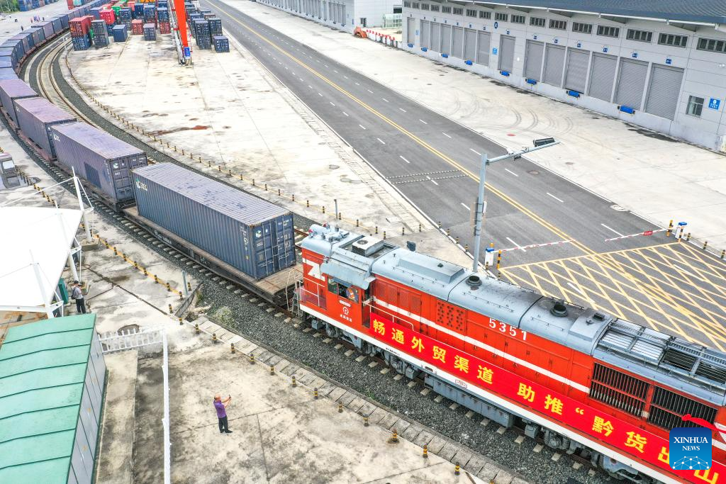 First direct China-Central Asia freight train from Guiyang leaves for ...