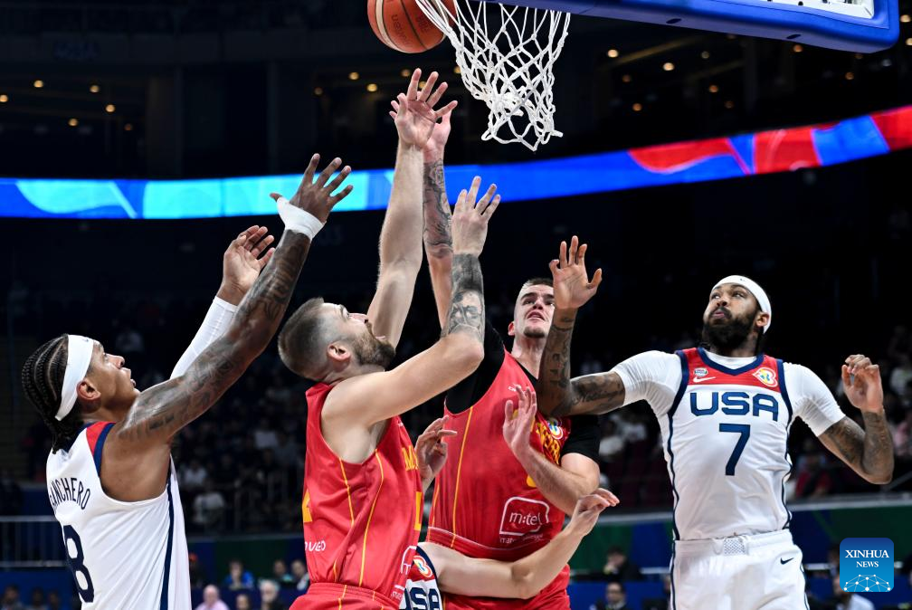 U.S. leads four teams into FIBA World Cup quarterfinals-Xinhua