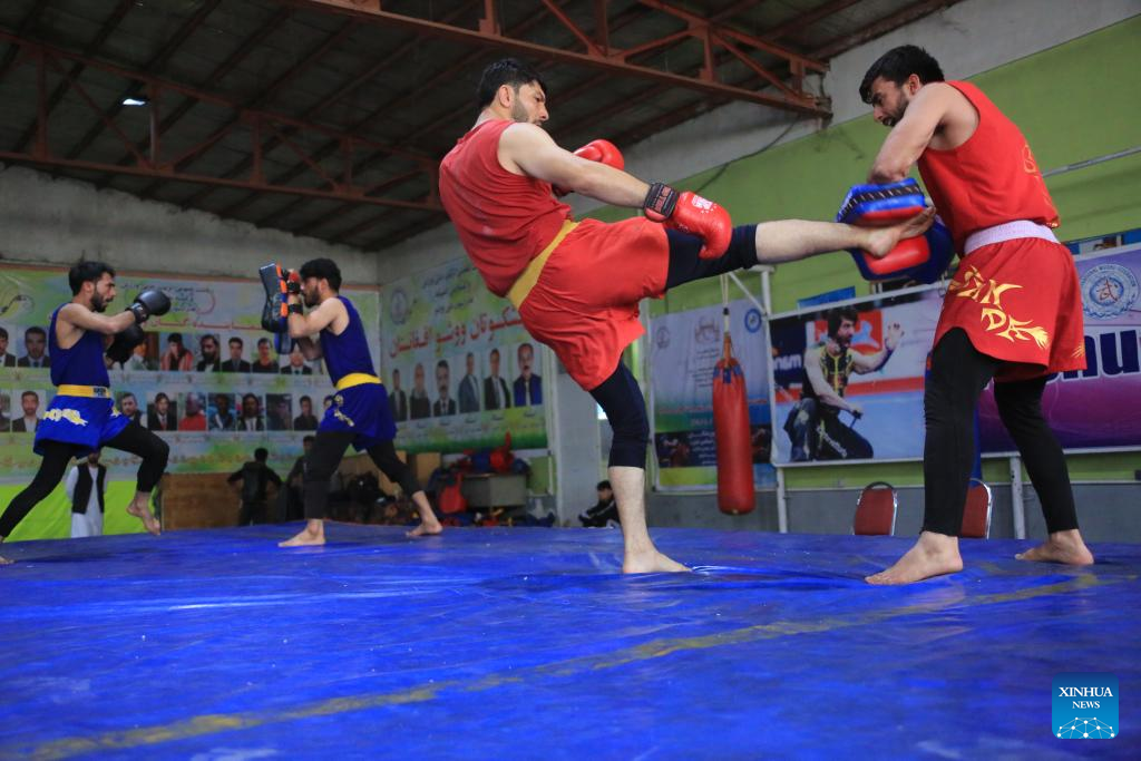 Feature: Afghan wushu team gears up for Hangzhou Asian Games-Xinhua