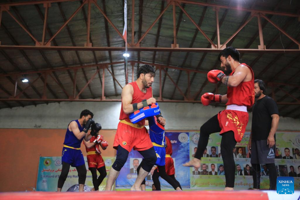Feature: Afghan wushu team gears up for Hangzhou Asian Games-Xinhua