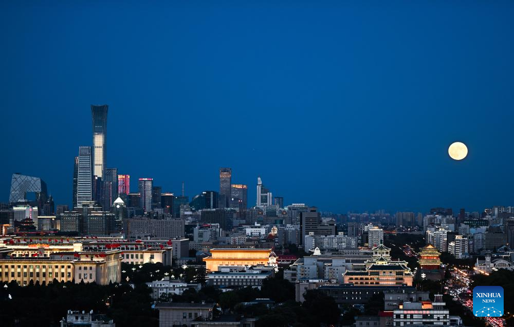 Full moon seen on Mid-Autumn Festival-Xinhua