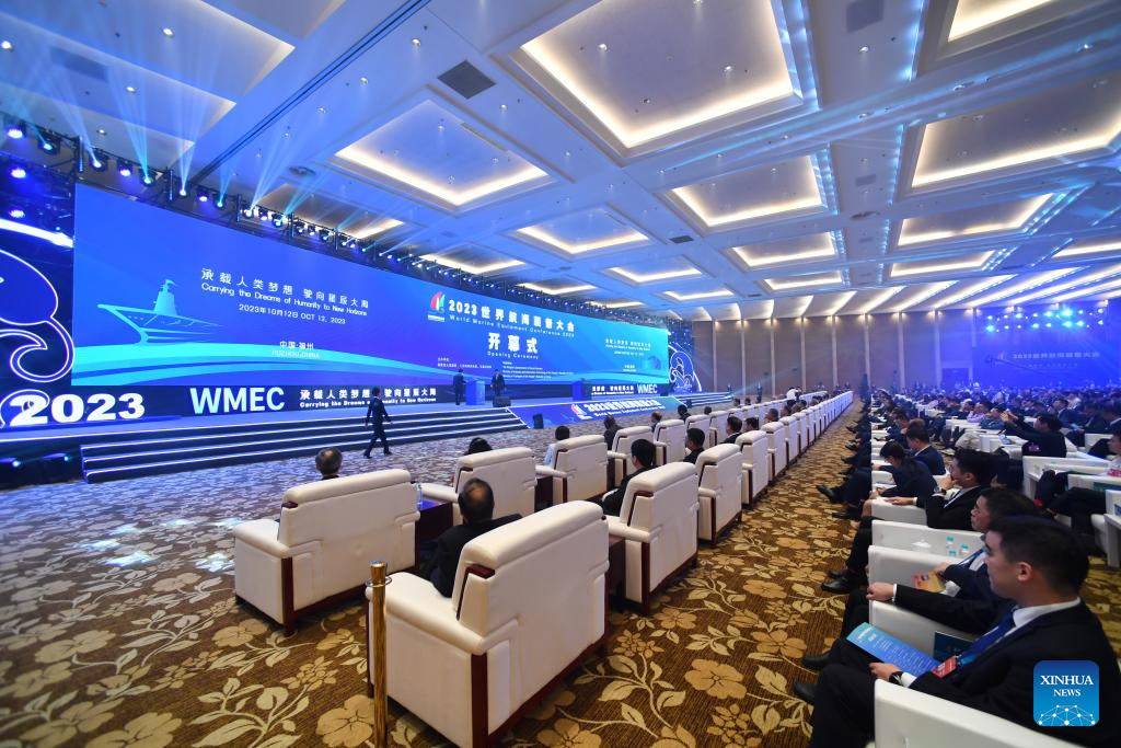 World Marine Equipment Conference opens in east China's Fujian-Xinhua