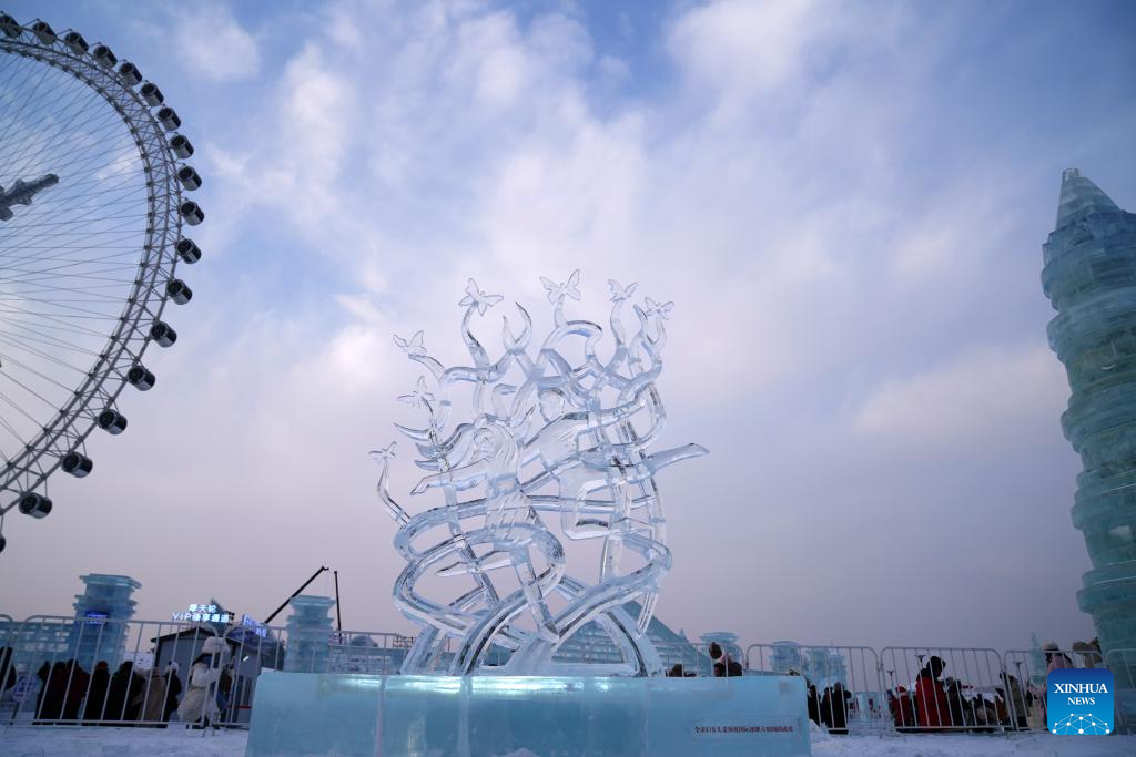 International ice sculpture competition concludes in Harbin -Xinhua