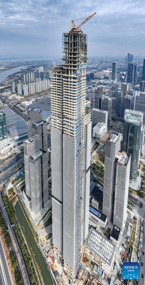Second-phase project of Nanjing Financial City capped -Xinhua