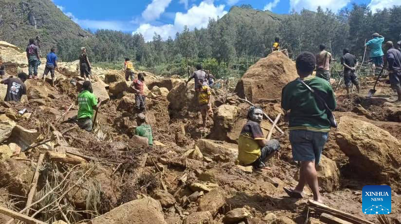 Thousands being evacuated from still-active landslide in PNG-Xinhua