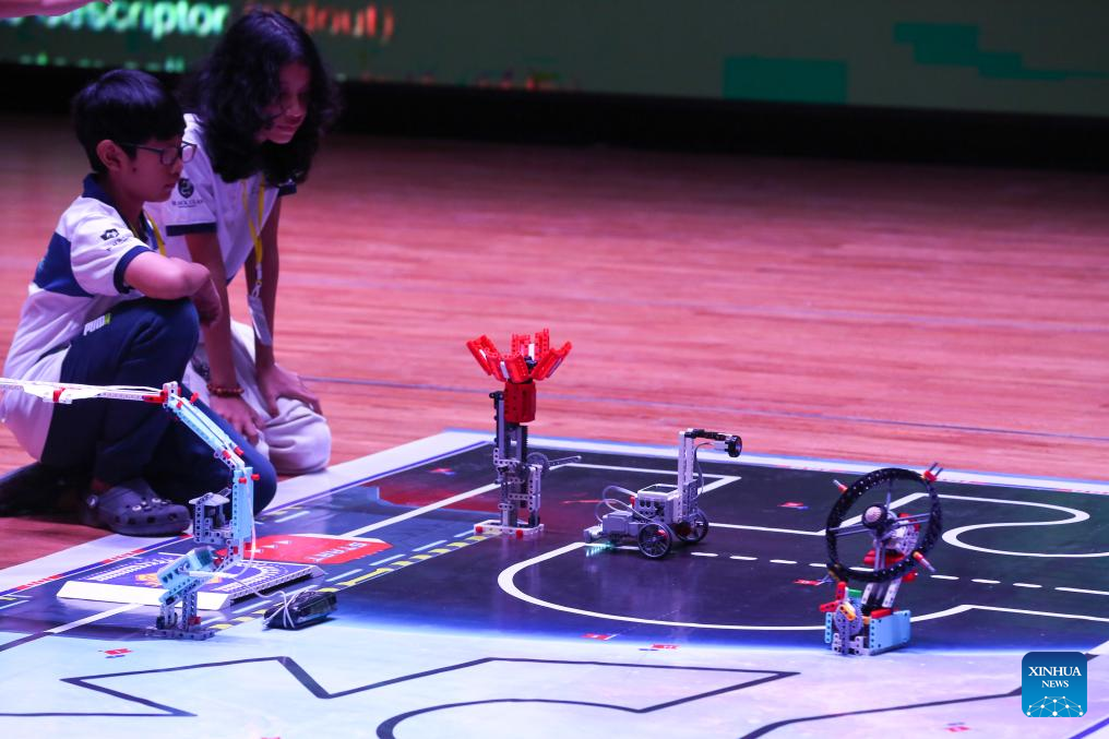 Feature: Young innovators showcase robotic skills at Myanmar's World ...