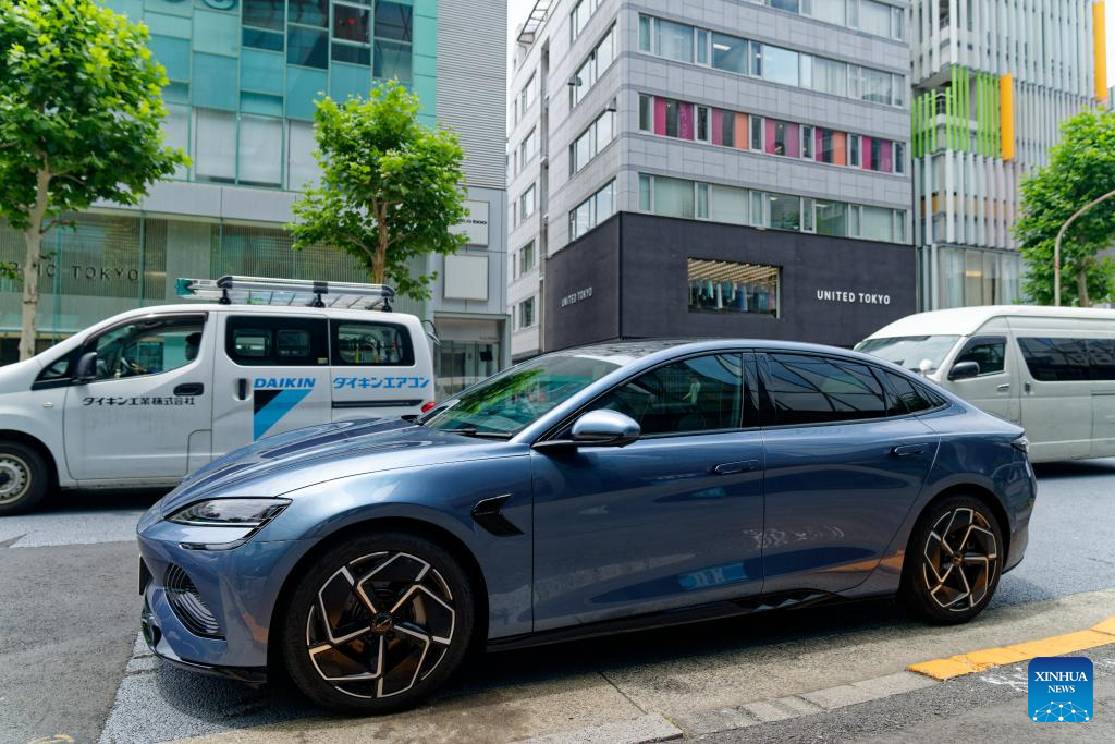 BYD launches 3rd EV model in Japan-Xinhua
