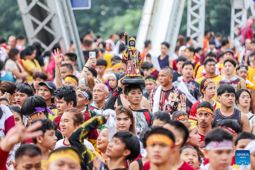Feast of Black Nazarene held in Manila, Philippines-Xinhua