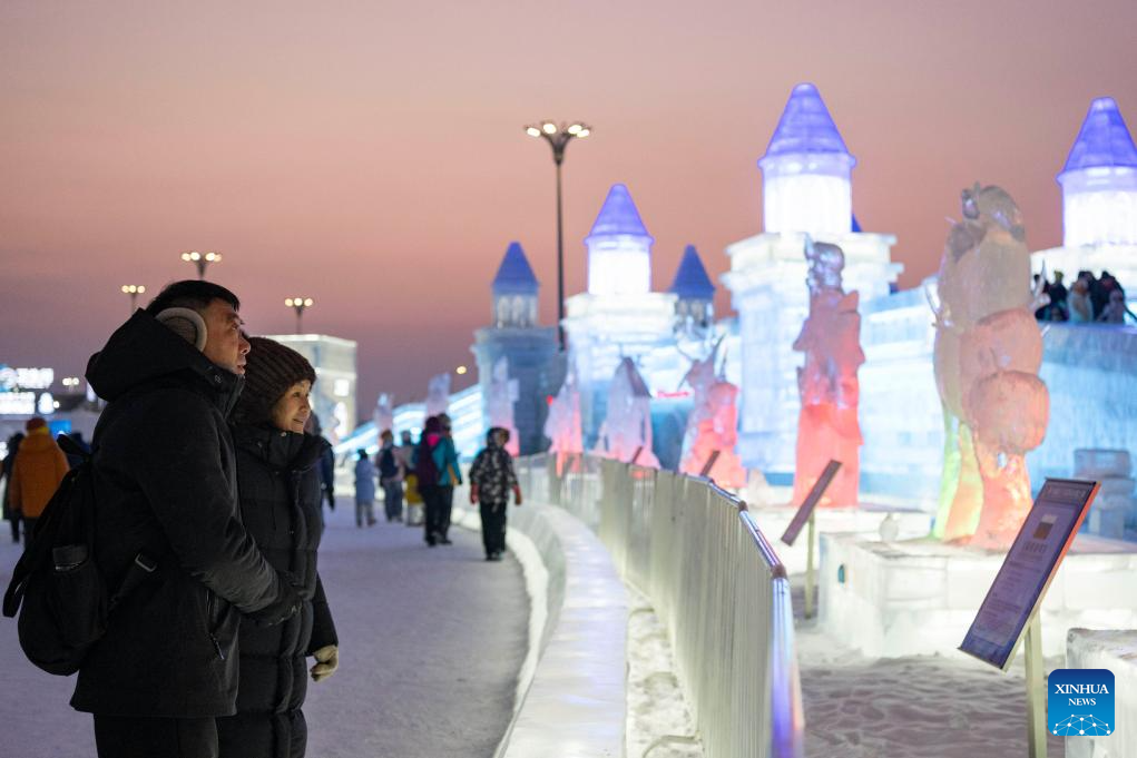 In pics: Harbin, one of China's top winter travel destinations-Xinhua