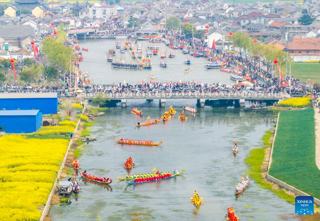 Maoshan boat fair held in Xinghua, China's Jiangsu-Xinhua