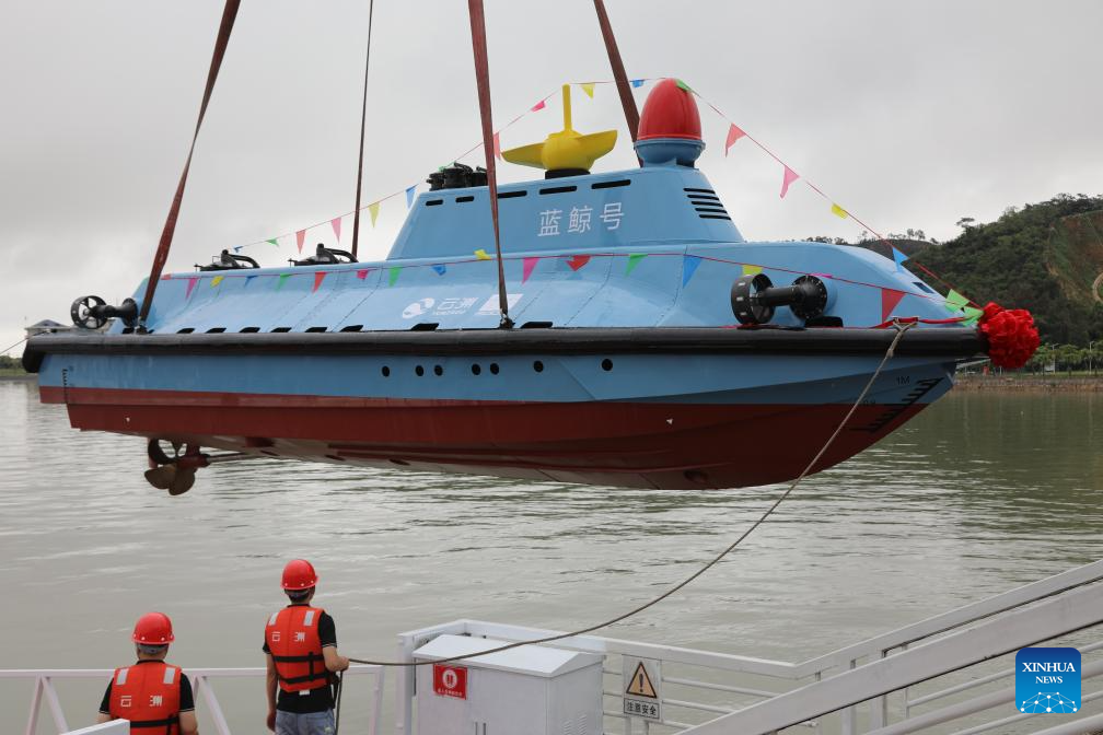 China launches pioneering high-speed submersible unmanned vessel-Xinhua