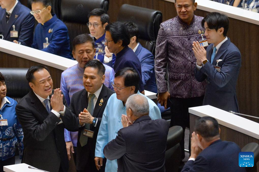 Thailand's parliament elects Anutin Charnvirakul as new PM-Xinhua